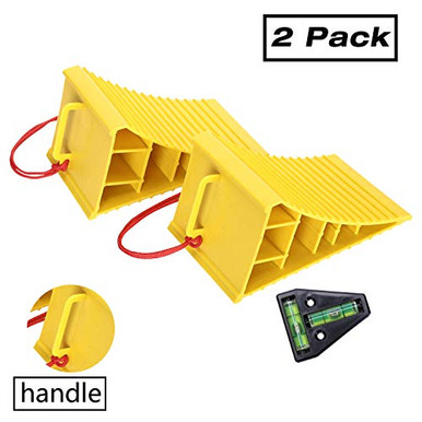 Homeon Wheels RV Camper Large Wheel Chocks with Handle and Rope for ...