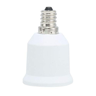 4pack Candelabra Screw Base E12 to E26 Light Socket Adapter Light Bulb ...