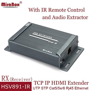 Mirabox HDMI Extender IR Receiver Via Rj45 Cat5 Cat5e Cat6 Over ...