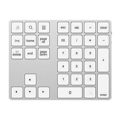 ?Sale Now? Wireless Number Pad Rechargeable Bluetooth Numeric Keypad 34 ...