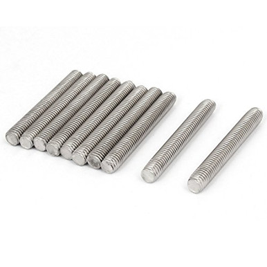 uxcell Metric M8 x 60mm 304 Stainless Steel Fully Threaded Rods ...