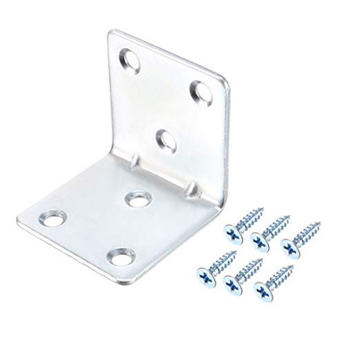 uxcell Corner Brace 40mm x 40mm x 40mm Zinc Plated Joint Right Angle ...