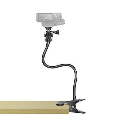 Neewer Webcam Stand Flexible Gooseneck Stand with Jaws Clamp Desk Mount ...