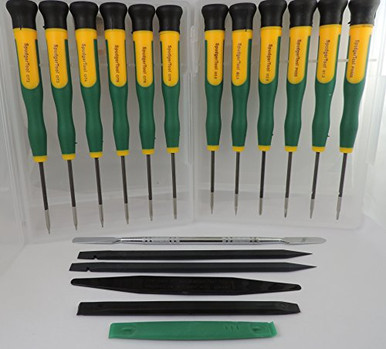 18 Piece Precision Electronics Screwdriver Spudger Pry Tool Set Cell ...