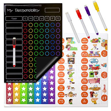 Magnetic Rewards Charts for kids Magnetic Stickers Potty Training ...