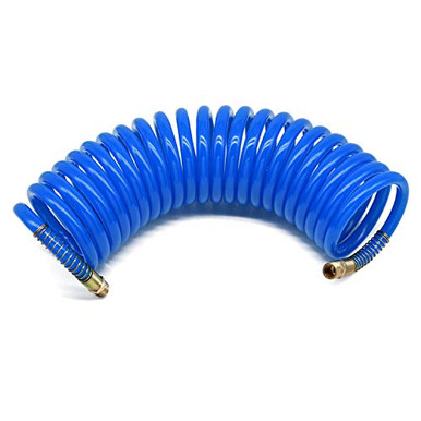 ZHONG AN Air Compressor 20 Feet Coiled Air Compressor Hose 1 4 Inch ...
