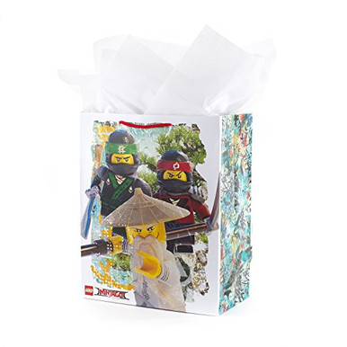 Hallmark Large Lego Gift Bag with Tissue Paper (Lego Ninjago ...