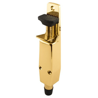 Prime Line Products J 4594 Spring Loaded Step On Door Holder with Brass ...