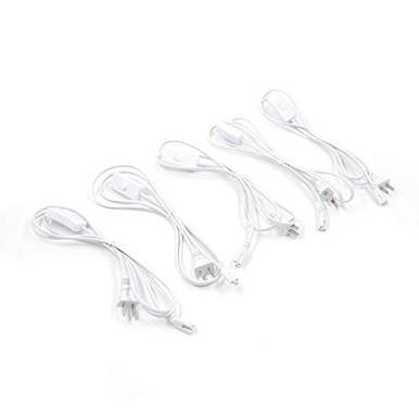 Tulead LED Light Tube Power Extension Cords T5 T8 Power Adapter Lamp ...