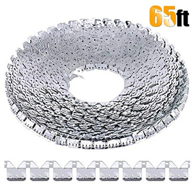 Rustark 65 ft Flexible Metal Tack Strip Three Tooth Upholstery Premium ...