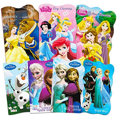 Disney Princess Board Books Super Set ~ 7 Pack Disney Princess and ...