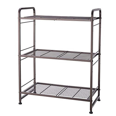 Simple Trending 3 Tier Stackable Wire Shelving Unit Storage Rack ...