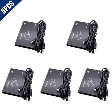 KOOBOOK 5Pcs 125Khz USB RFID Card Reader Contactless Proximity Sensor ...
