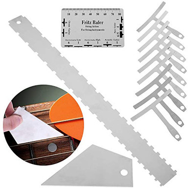 Notched Straight Edge Guitar Luthiers Tool Set of 3 with 9pcs ...