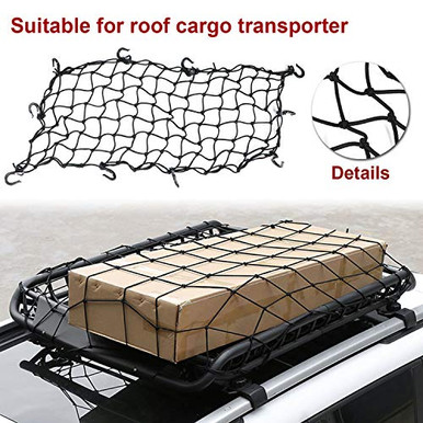 15 x30 Bungee Cargo Net Stretches to 30 x 45 Large Cargo Net with 10 ...