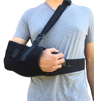 Alpha Medical Arm Sling Shoulder Immobilizer with Abduction Pillow Post ...