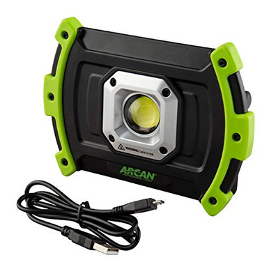 Arcan 800 Lumens Compact Rechargeable Multi Purpose Flood Light with USB Port ALFL ...