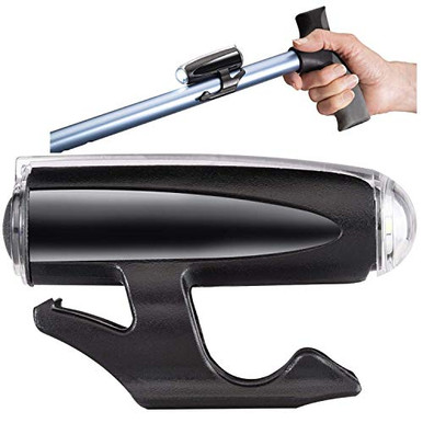 Cane Lite LED Walking Safety Light | 100 Lumen Clip-On Night LED ...