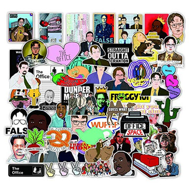 The Office Stickers Merchandise 60pcs Funny Quote Waterproof Stickers ...