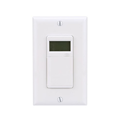 Woods 59020 In Wall Digital 7 Day Programmable Timer with No Neutral ...