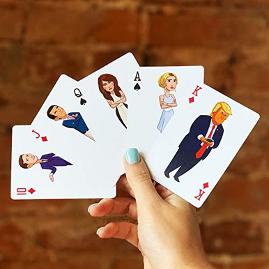 SHOWTIME Our Cartoon President Playing Cards - Warehousesoverstock