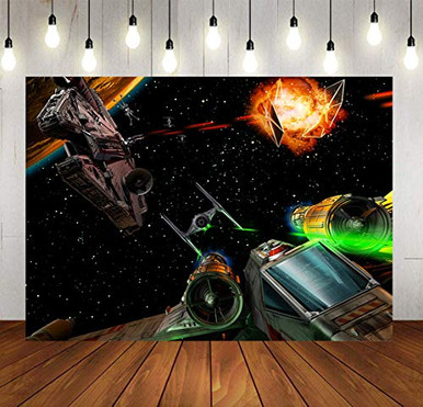 Science Fiction Theme Backdrops for Adventure Birthday Party Background ...