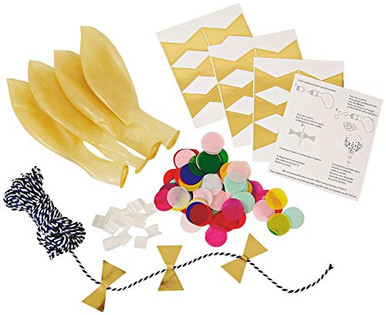 Meri Meri, Bright Confetti Balloon Kit, DIY Birthday and Party Balloons ...
