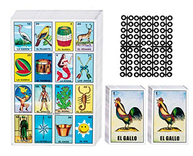 Loteria Mexican Bingo Game Kit Loteria Cards Mexican Bingo Game for 20 ...