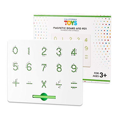 Magnetic Number Board by California Toys Writing Board for Kids Stem ...