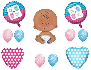 Mayflower Products Little Man or Little Miss Gender Reveal BOY Girl 24 ...