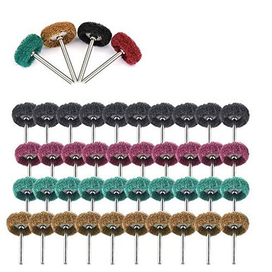 42 Pack 1 inch Abrasive Wheel Buffing Polishing Wheel Set Polishing ...