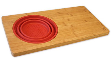 Island Bamboo Kitchen Cutting Board Over the Sink Cutting Boards with ...