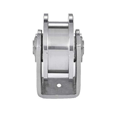 Joyoya 2in H Groove Wheel Stainless Steel Groove Wheel Heavy Duty Track ...