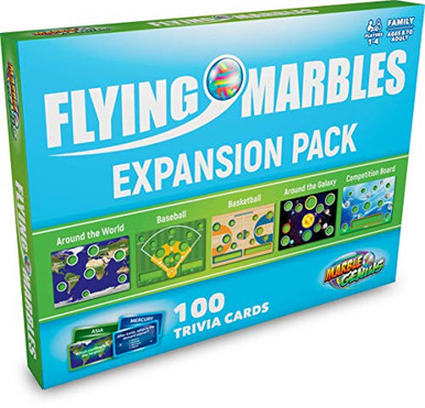 Flying Marbles Expansion Pack 5 Boards 100 Trivia Cards ...