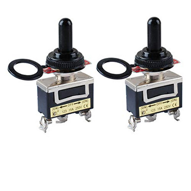 Momentary Toggle Switch ON OFF ON 3 Position Momentary 125V 15A SPDT ...