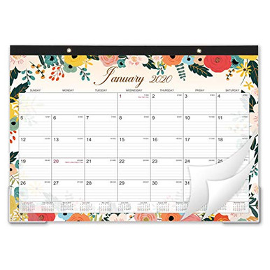 2020-2021 Desk Calendar - 18 Months Large Monthly Desk Calendar, 22" x ...