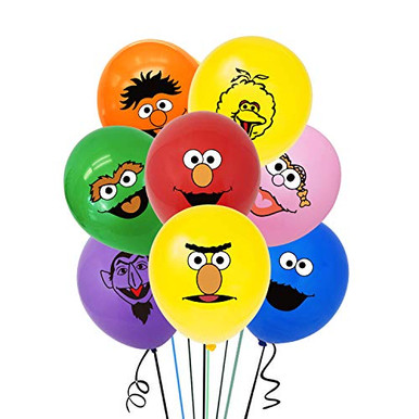 32PCS Sesame Street Balloons for Sesame Street Theme Birthday Party ...