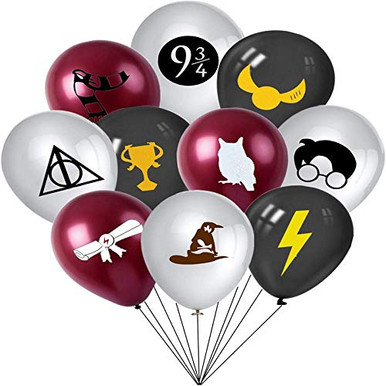 Magician Harry Party Supplies 24 Pcs Magician Harry Balloons 12 Latex ...