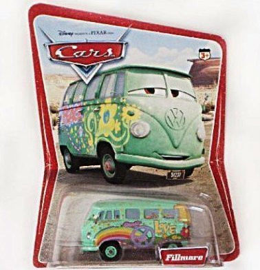 Disney Pixar Cars Fillmore Van Original First Issue Desert Background ...