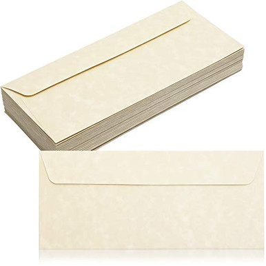 50 Pack Self Adhesive 10 Parchment Envelopes 9 x 4 in - Warehousesoverstock