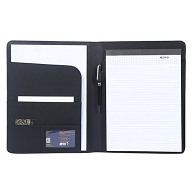 Leathario File Folder Padfolio Writing Pad Business Presentation Folder ...