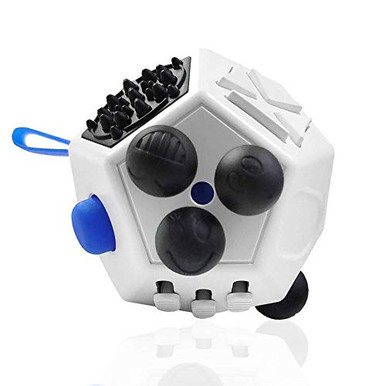 UOOE Fidget Cube Kids 12 Side Fidget Cube Fidget Toy Cube Relieves ...