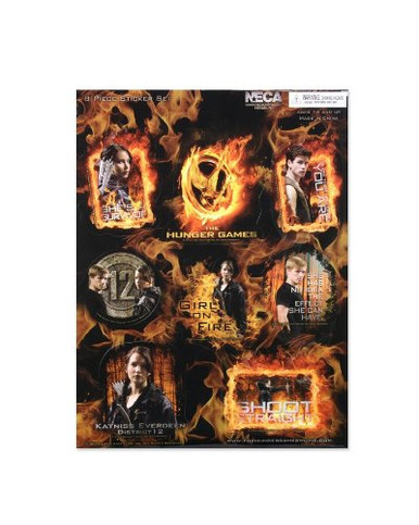 The Hunger Games Movie Sticker 8 pc Sticker Set - Warehousesoverstock
