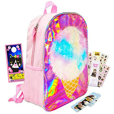 Cute Ice Cream School Supplies Ice Cream Backpack for Girls Teens ...
