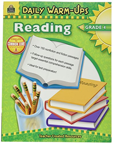 Teacher Created Resources 3490 Daily Warm-Ups Book Reading Grade 4 ...