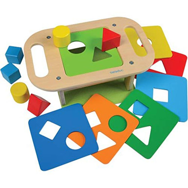 Constructive Playthings 3" H x 10 3 4" W x 6 1 2" D Shape Sorting ...