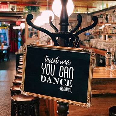 Vinyl Wall Art Decal - Trust Me You Can Dance Alcohol - 18" x 17 ...
