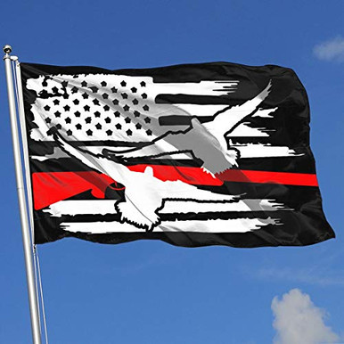 American Flag Duck Drake Hunting Decoy Tea Flag 3x5-Flags 90x150CM ...