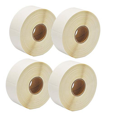 Blank White 1 x 2 Inch Dissolvable Labels for Food Rotation Prep roll ...