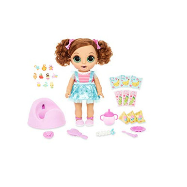 Baby Born Surprise Magic Potty Surprise Green Eyes Doll Pees Glitter ...